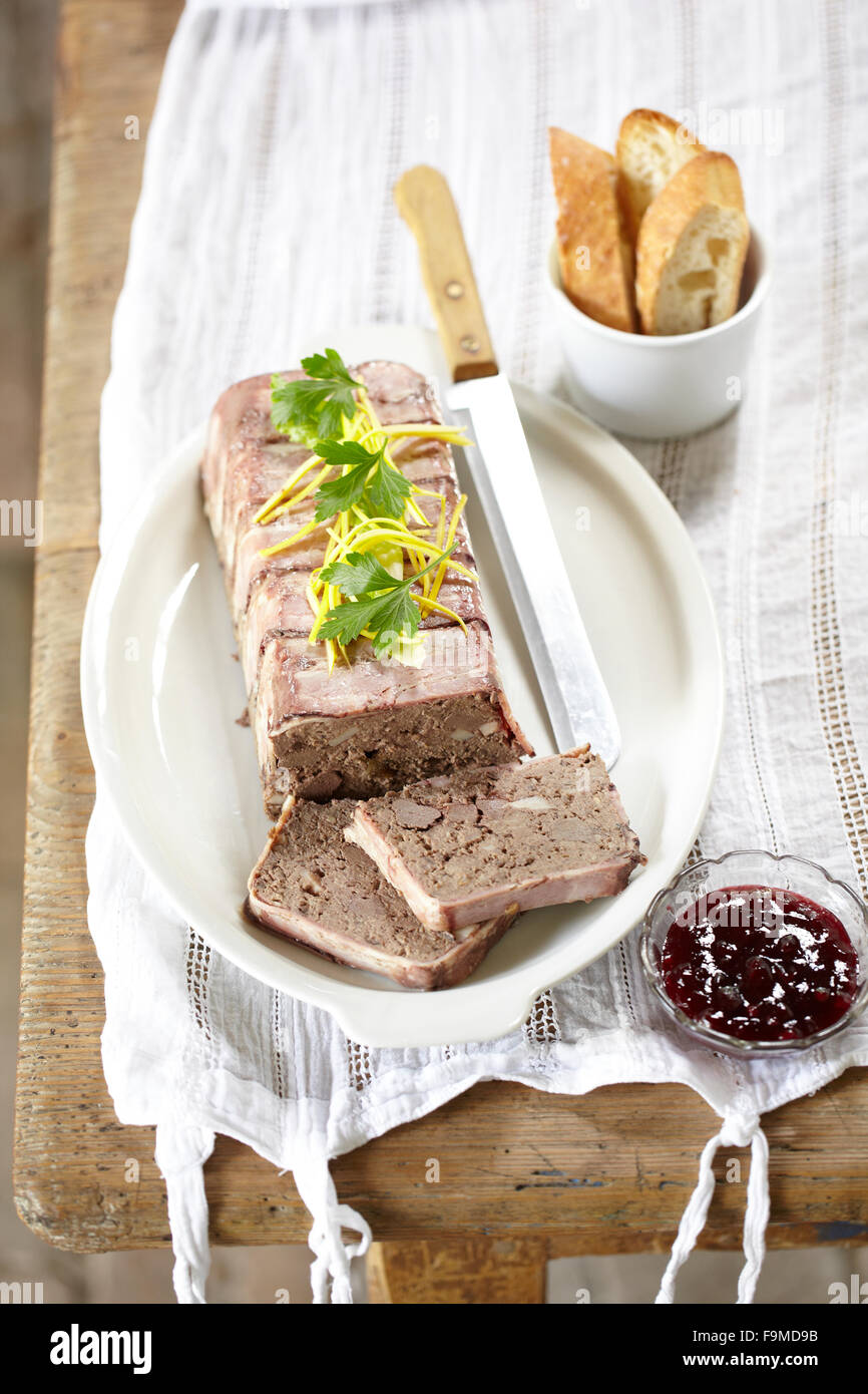 Pate and sausages hi-res stock photography and images - Alamy