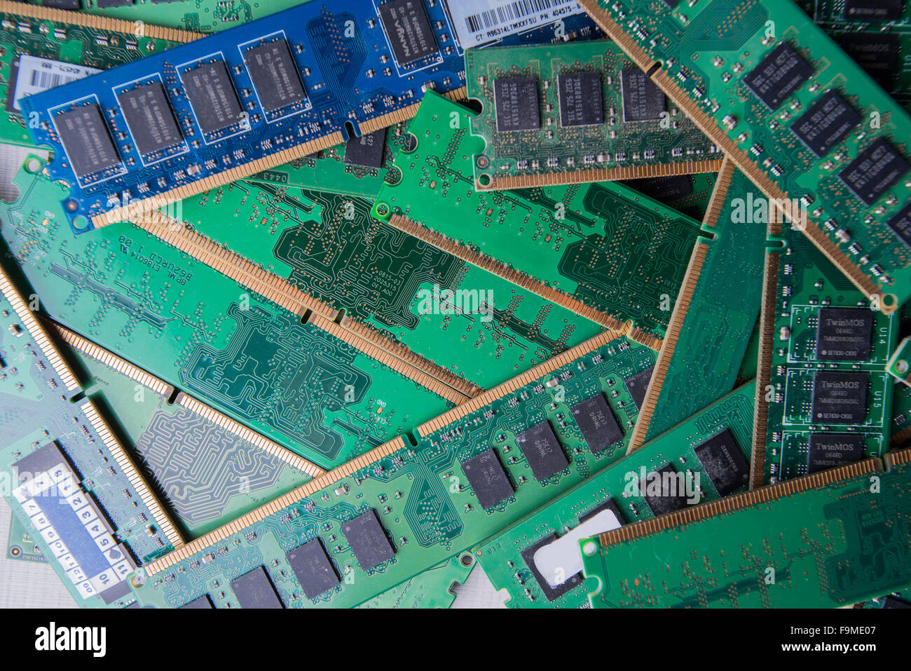 lot of pc memory cards Stock Photo - Alamy