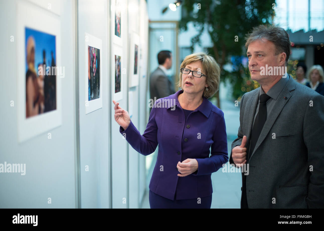 Berlin, Germany. 17th Dec, 2015. Daniela Schadt, patron of UNICEF ...