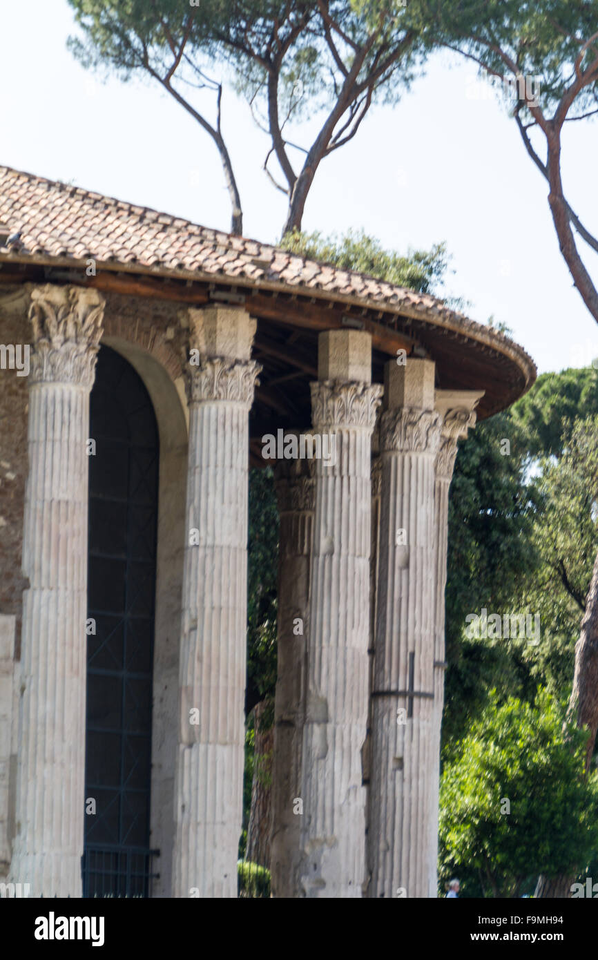 Rome - Vesta temple Stock Photo - Alamy