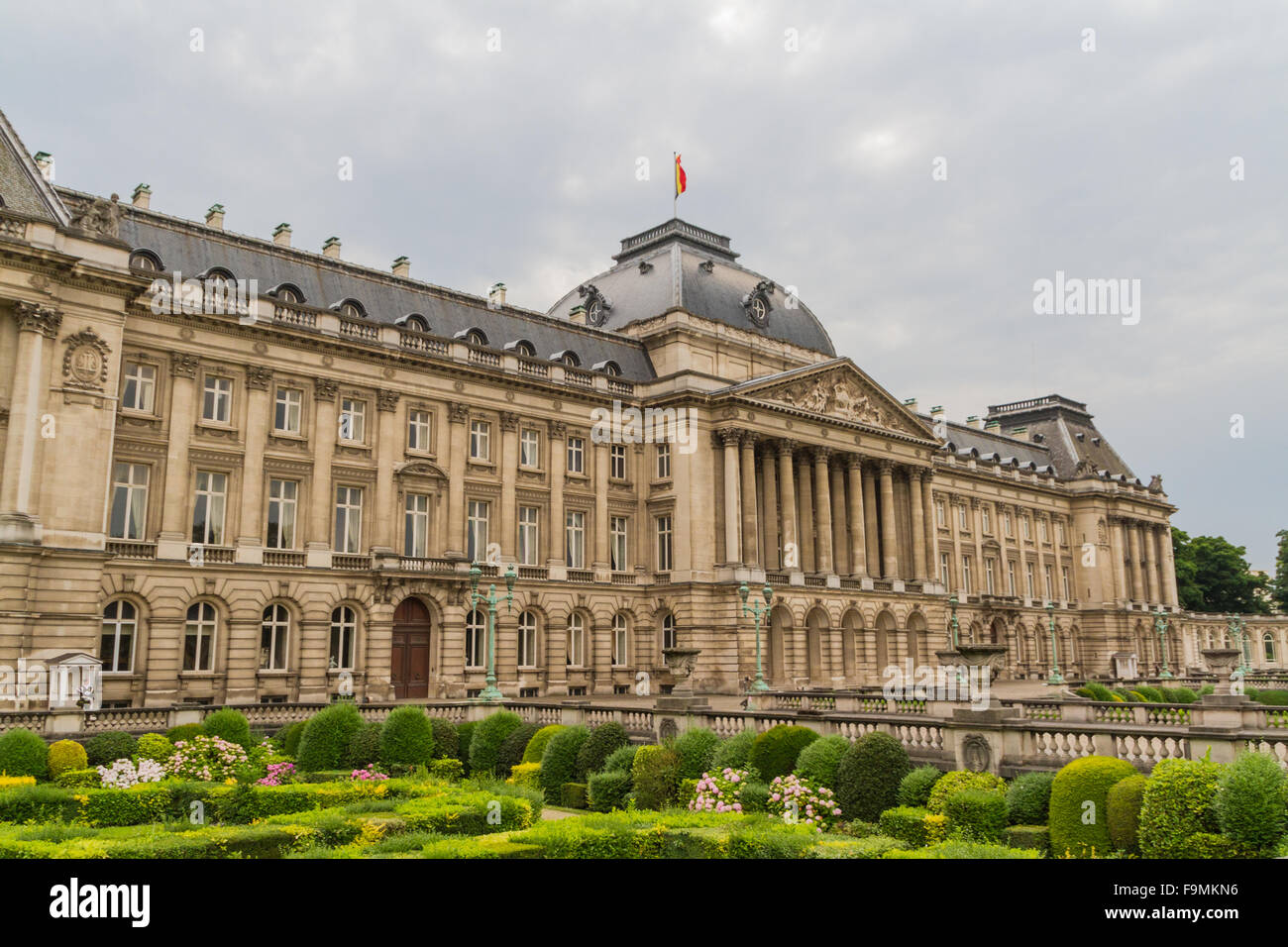 Royal Palace view from Place des Palais in historical center of ...