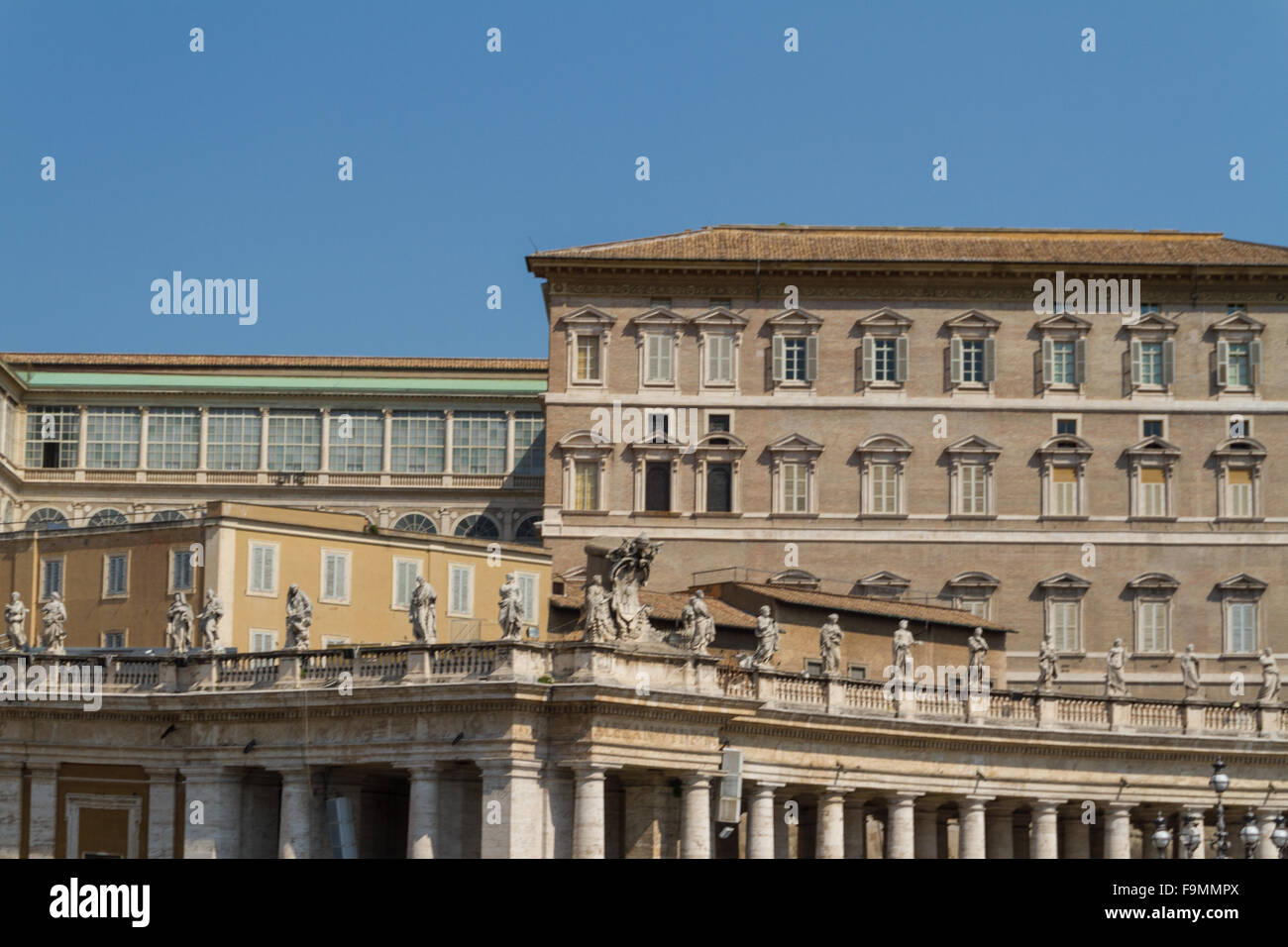 Buildings in Vatican, the Holy See within Rome, Italy. Part of Saint ...