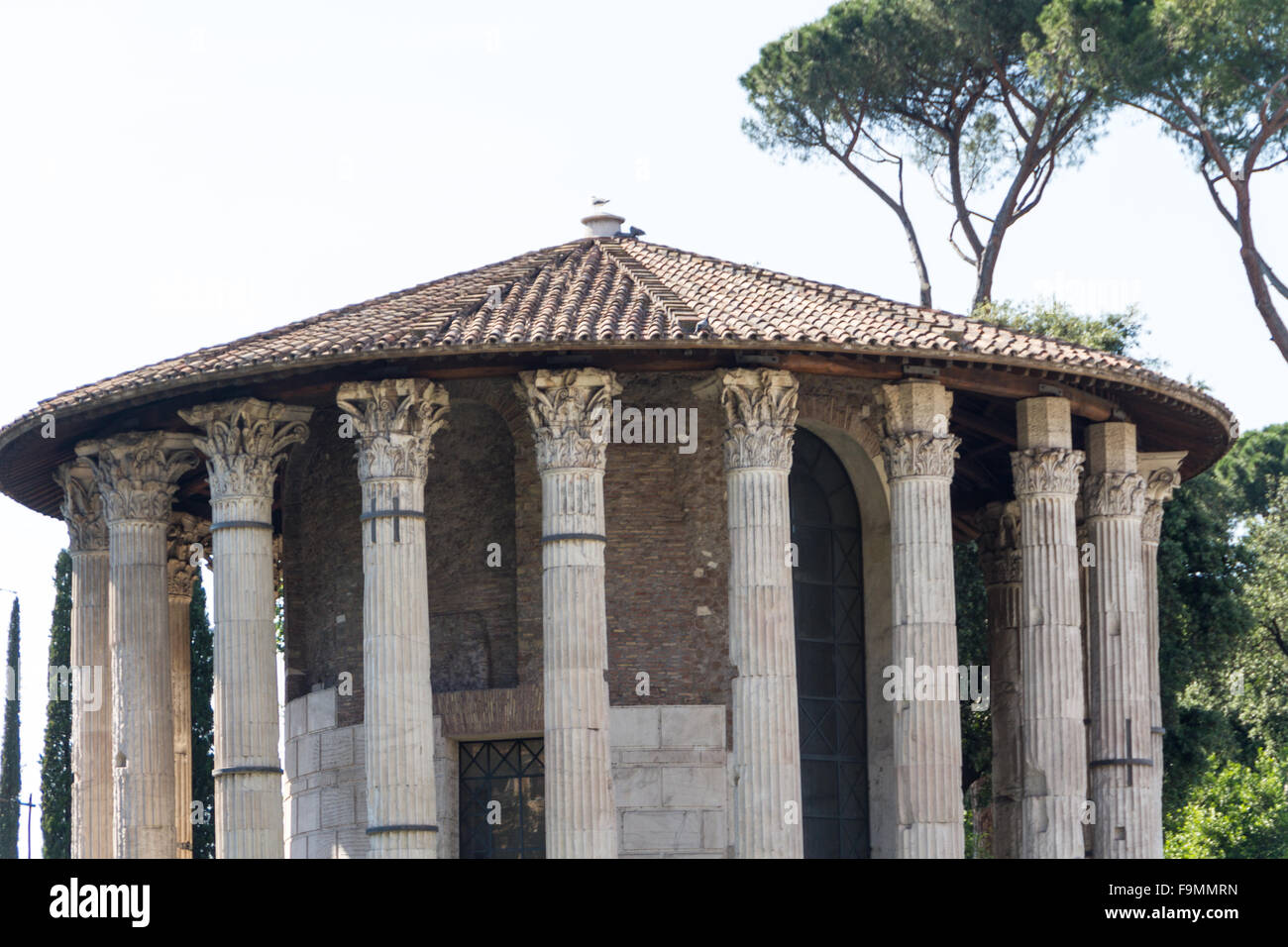 Rome - Vesta temple Stock Photo - Alamy