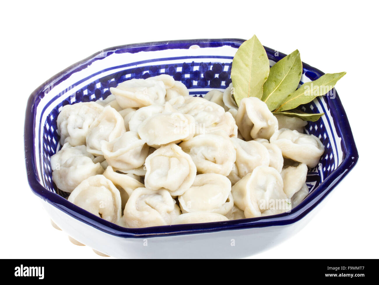 Bowl with traditional russian dish - pelmeni (dumplings Stock Photo - Alamy