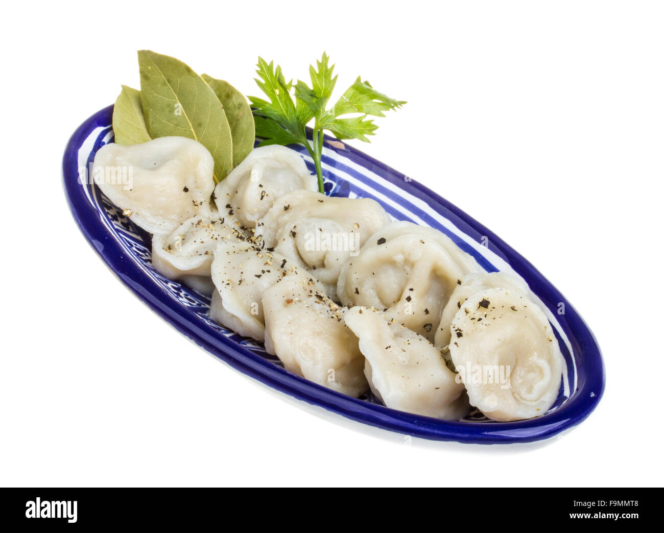 Bowl with traditional russian dish - pelmeni (dumplings Stock Photo - Alamy