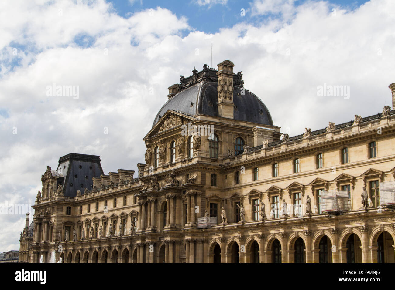 PARIS - JUNE 7: Louvre building on June 7, 2012 in Louvre Museum, Paris ...