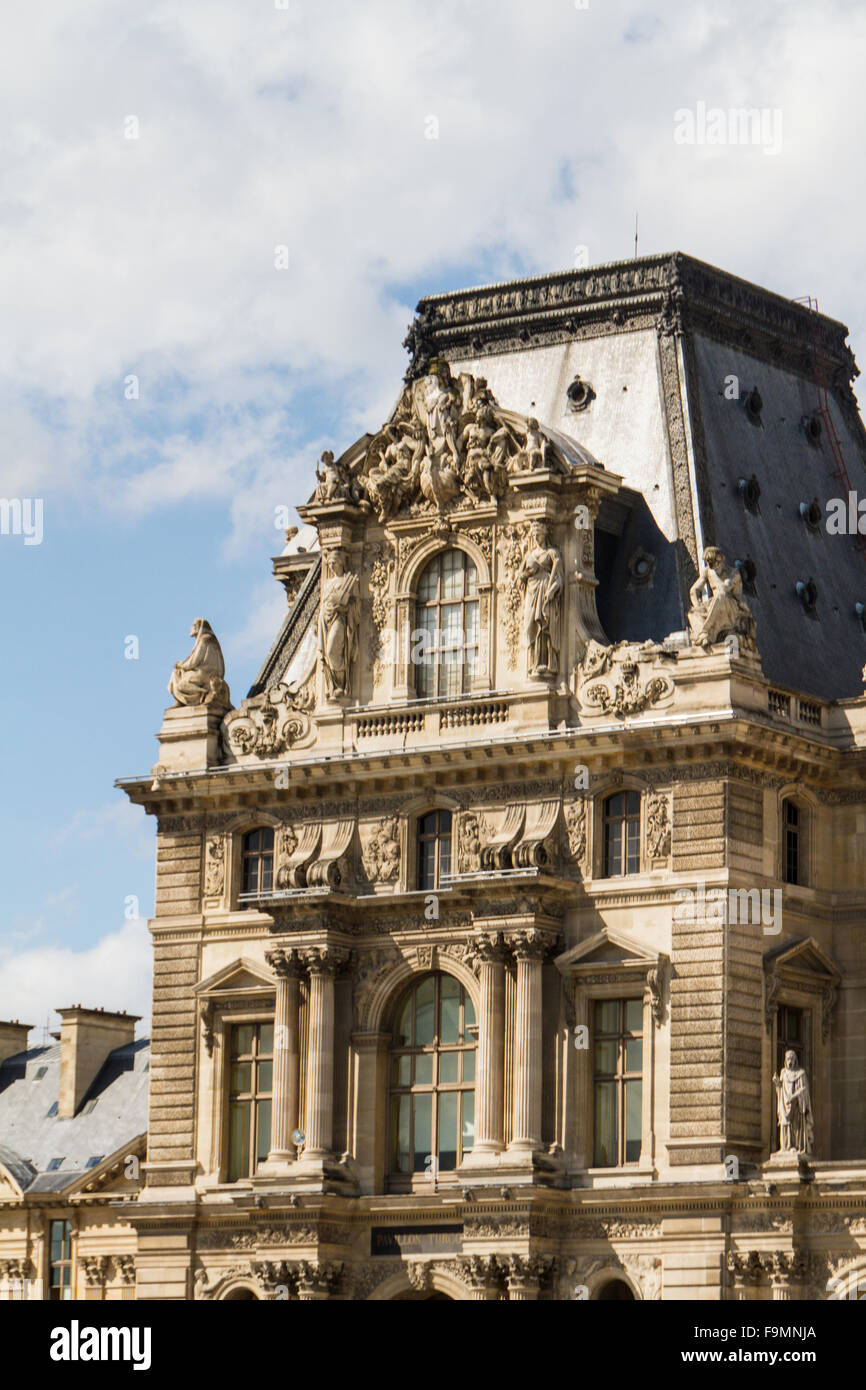 PARIS - JUNE 7: Louvre building on June 7, 2012 in Louvre Museum, Paris ...