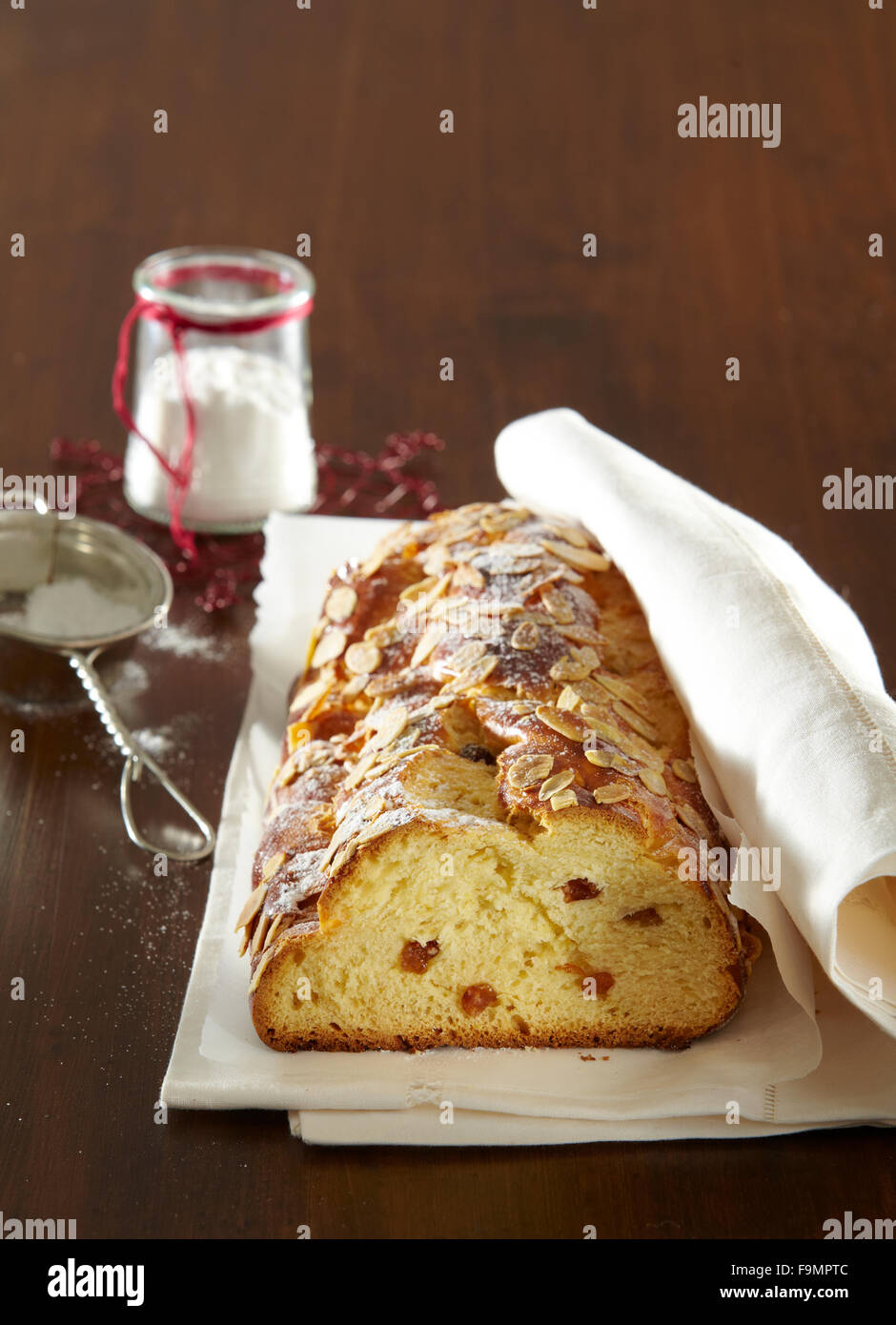 Czech Christmas bread + steps Stock Photo - Alamy