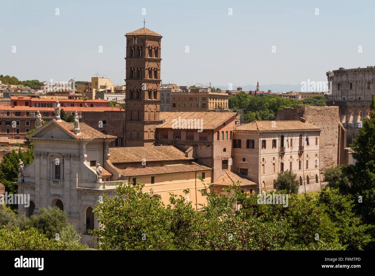 Great church in center of Rome, Italy Stock Photo - Alamy