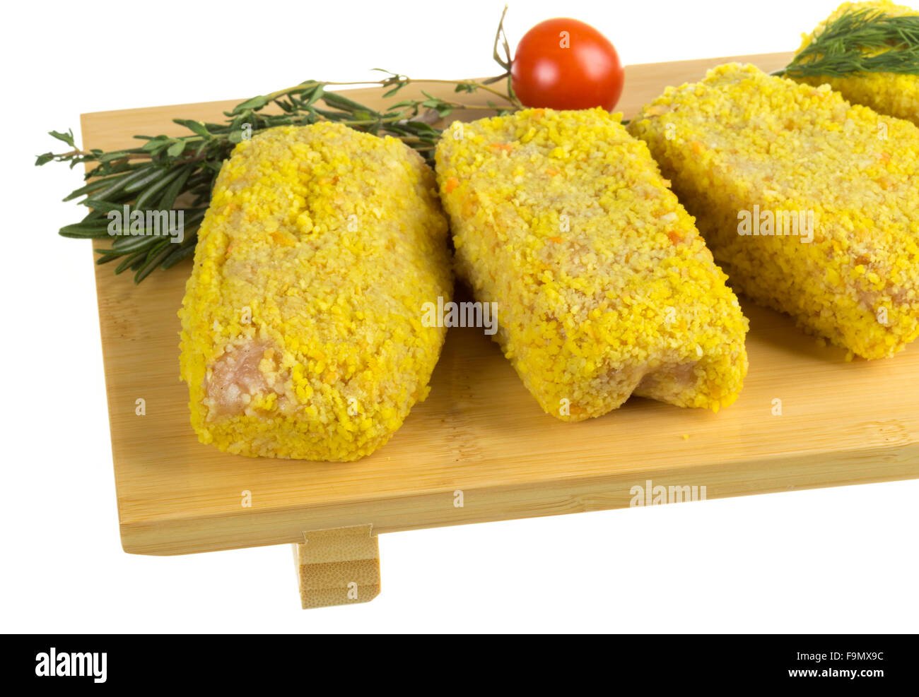 Frozen chicken cutlets Stock Photo - Alamy