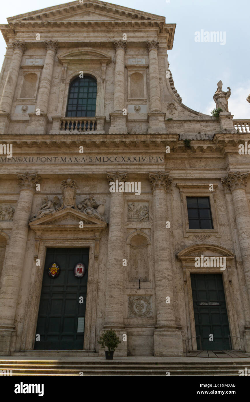 Great church in center of Rome, Italy Stock Photo - Alamy