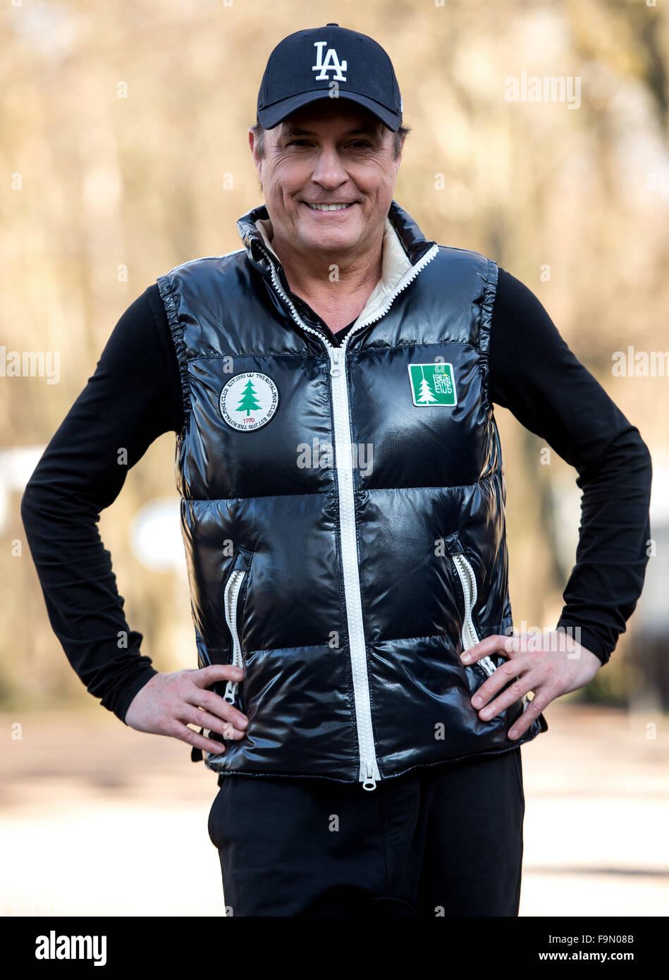 Munich, Germany. 14th Dec, 2015. Singer Peter Schilling poses for the ...