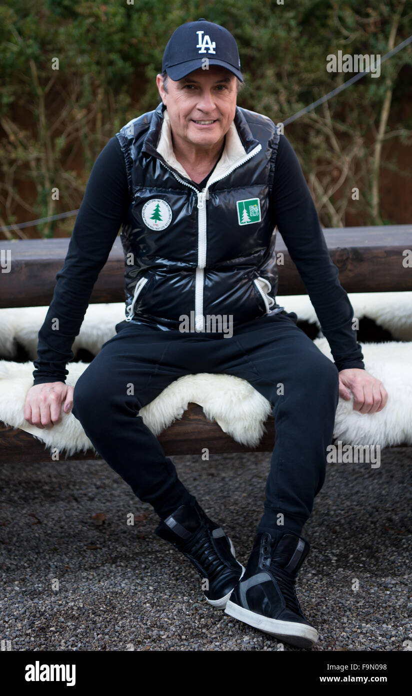 Munich, Germany. 14th Dec, 2015. Singer Peter Schilling poses for the ...