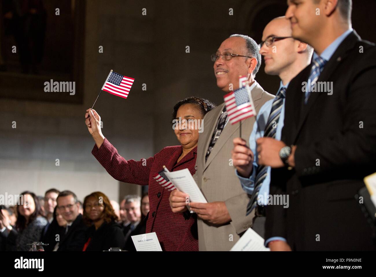 Candidates and american flag hi-res stock photography and images - Alamy