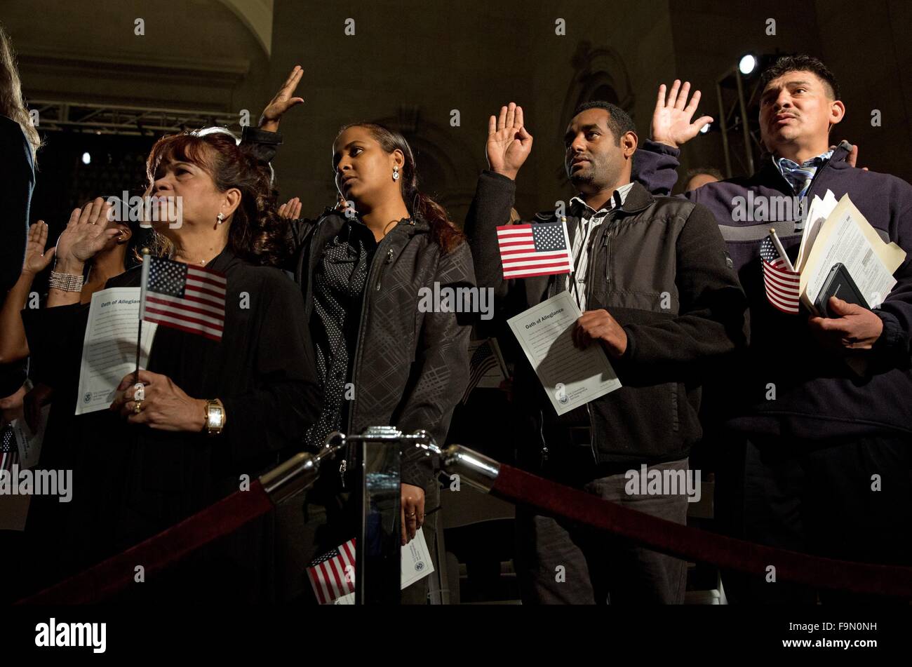 Oath allegiance naturalization ceremony hi-res stock photography and ...