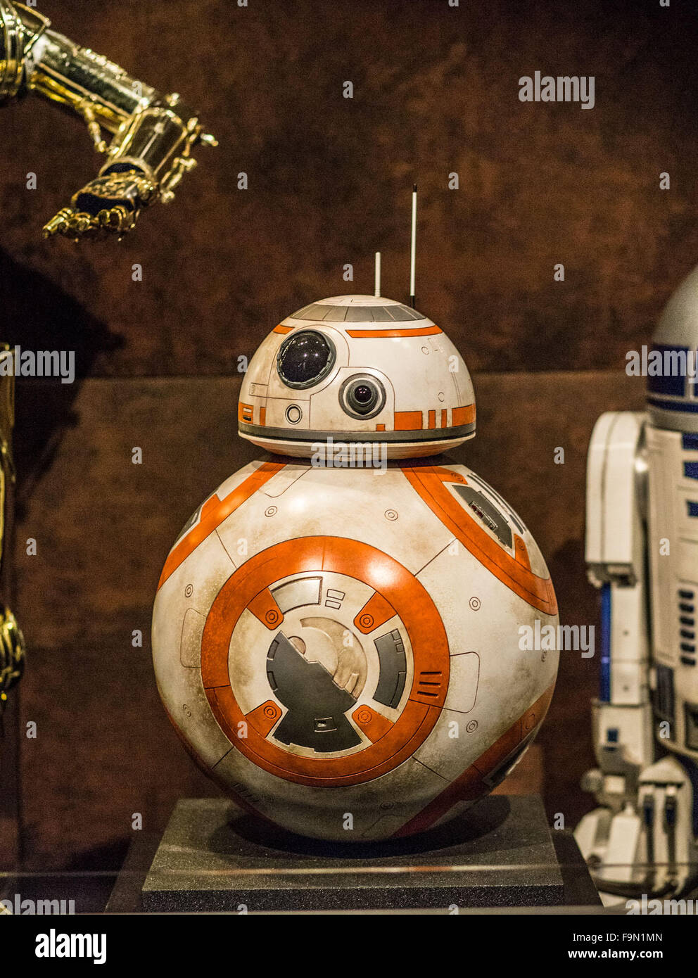 New York, USA. 17th December, 2015. Iconic costumes from Star Wars are ...