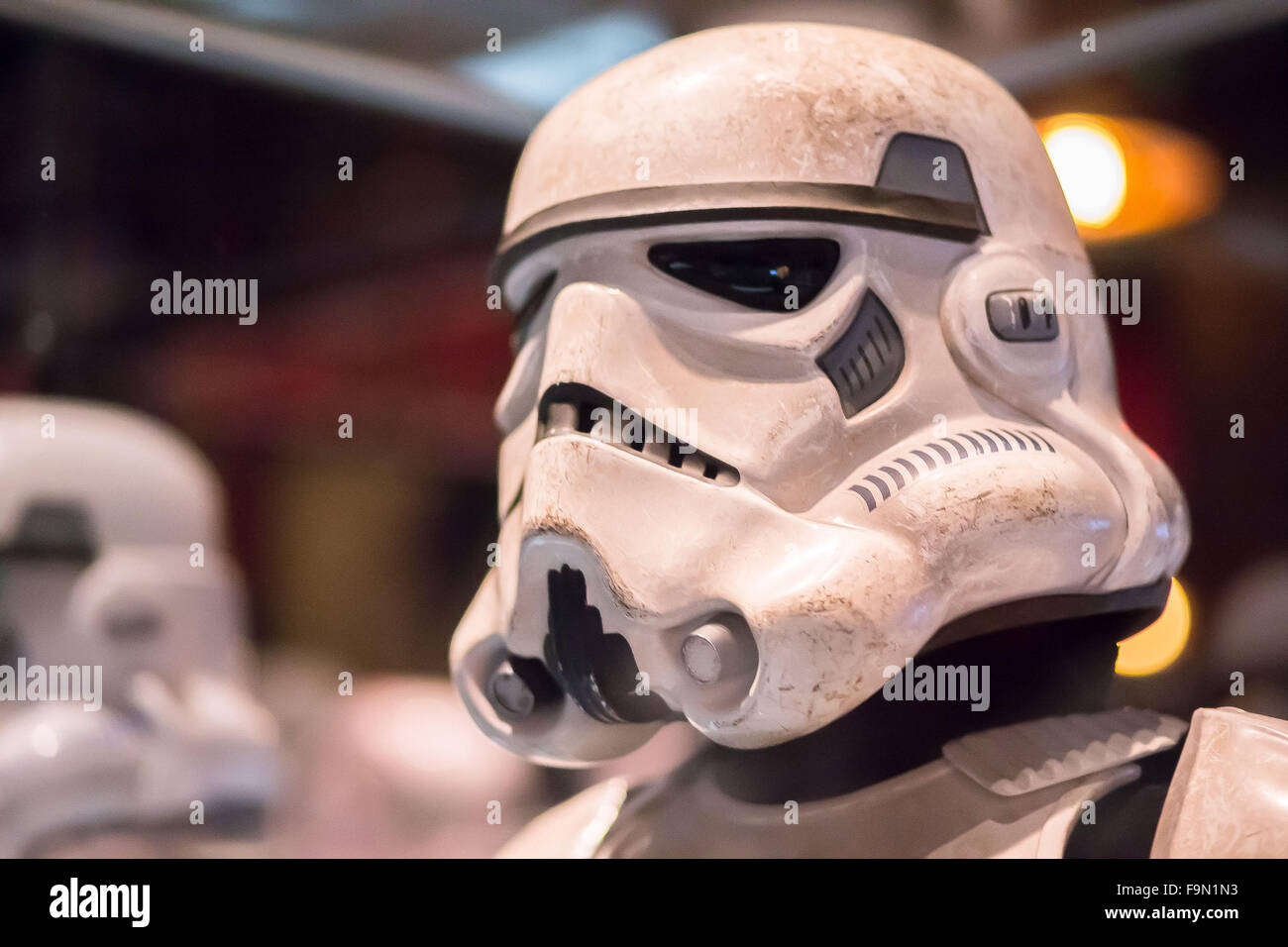 New York, USA. 17th December, 2015. Iconic costumes from Star Wars are ...