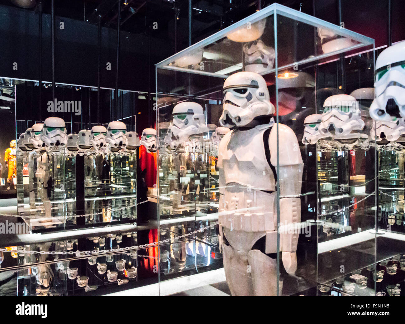 New York, USA. 17th December, 2015. Iconic costumes from Star Wars are ...