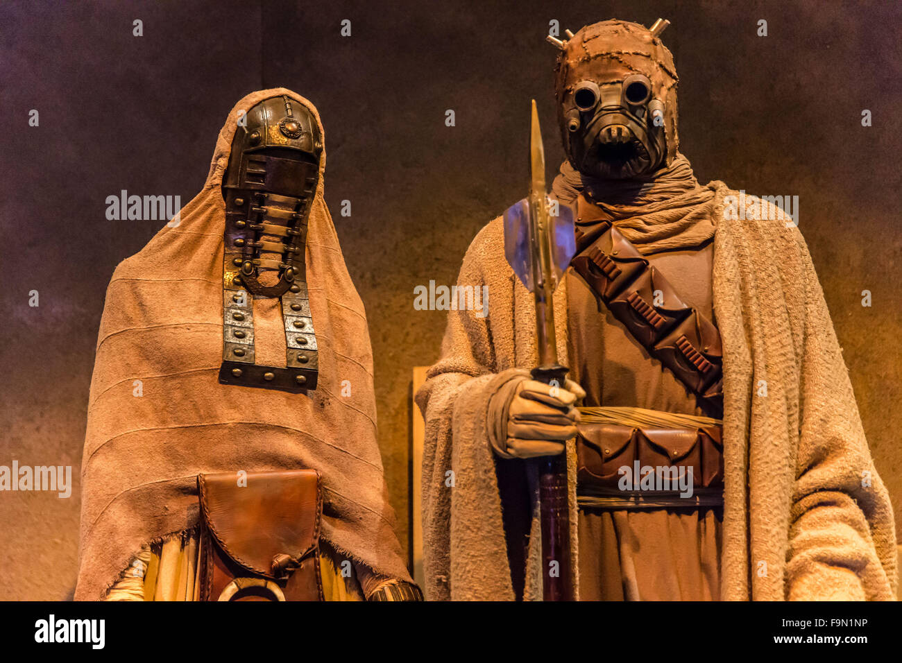 New York, USA. 17th December, 2015. Iconic costumes from Star Wars are ...