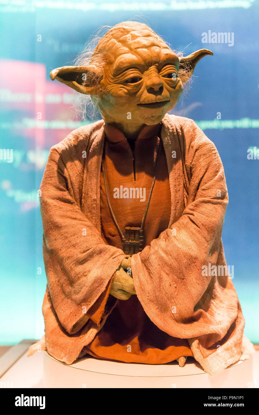 New York, USA. 17th December, 2015. Iconic costumes from Star Wars are ...