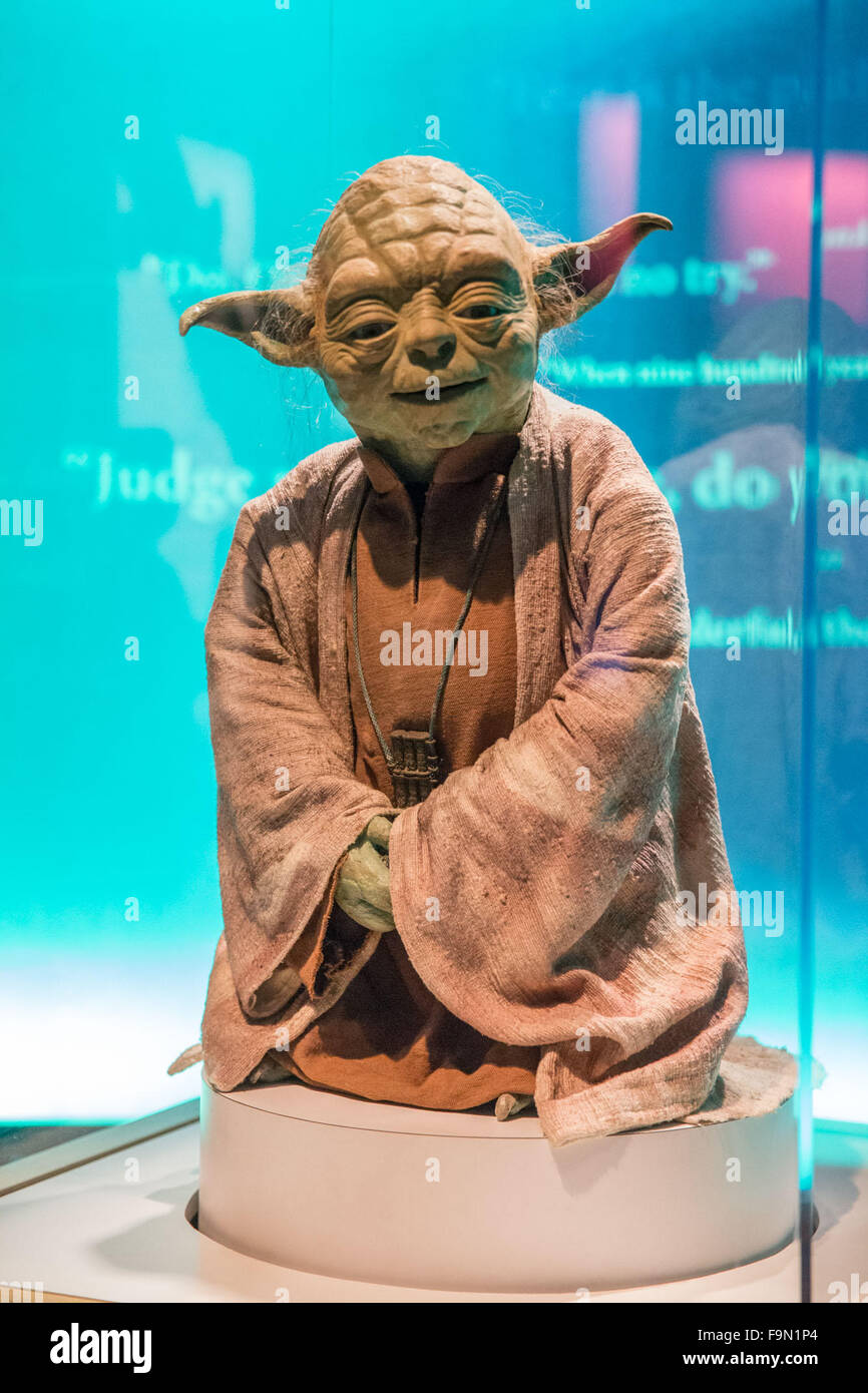 New York, USA. 17th December, 2015. Iconic costumes from Star Wars are ...