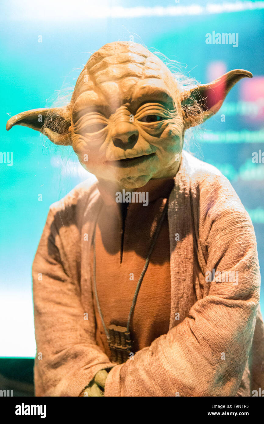 New York, USA. 17th December, 2015. Iconic costumes from Star Wars are ...