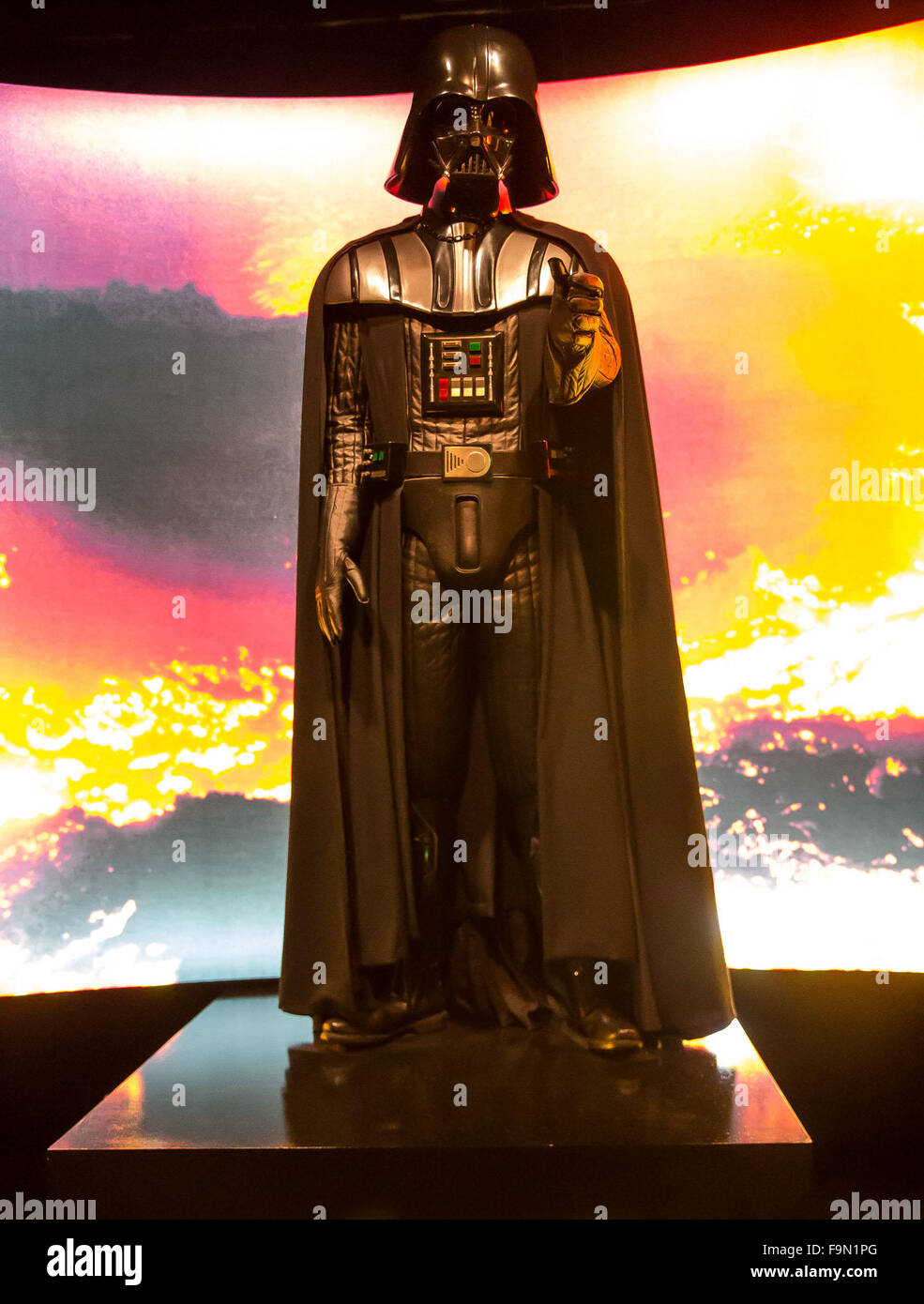 New York, USA. 17th December, 2015. Iconic costumes from Star Wars are ...