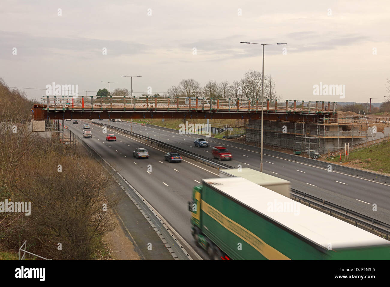 M4 motorway construction hi-res stock photography and images - Alamy
