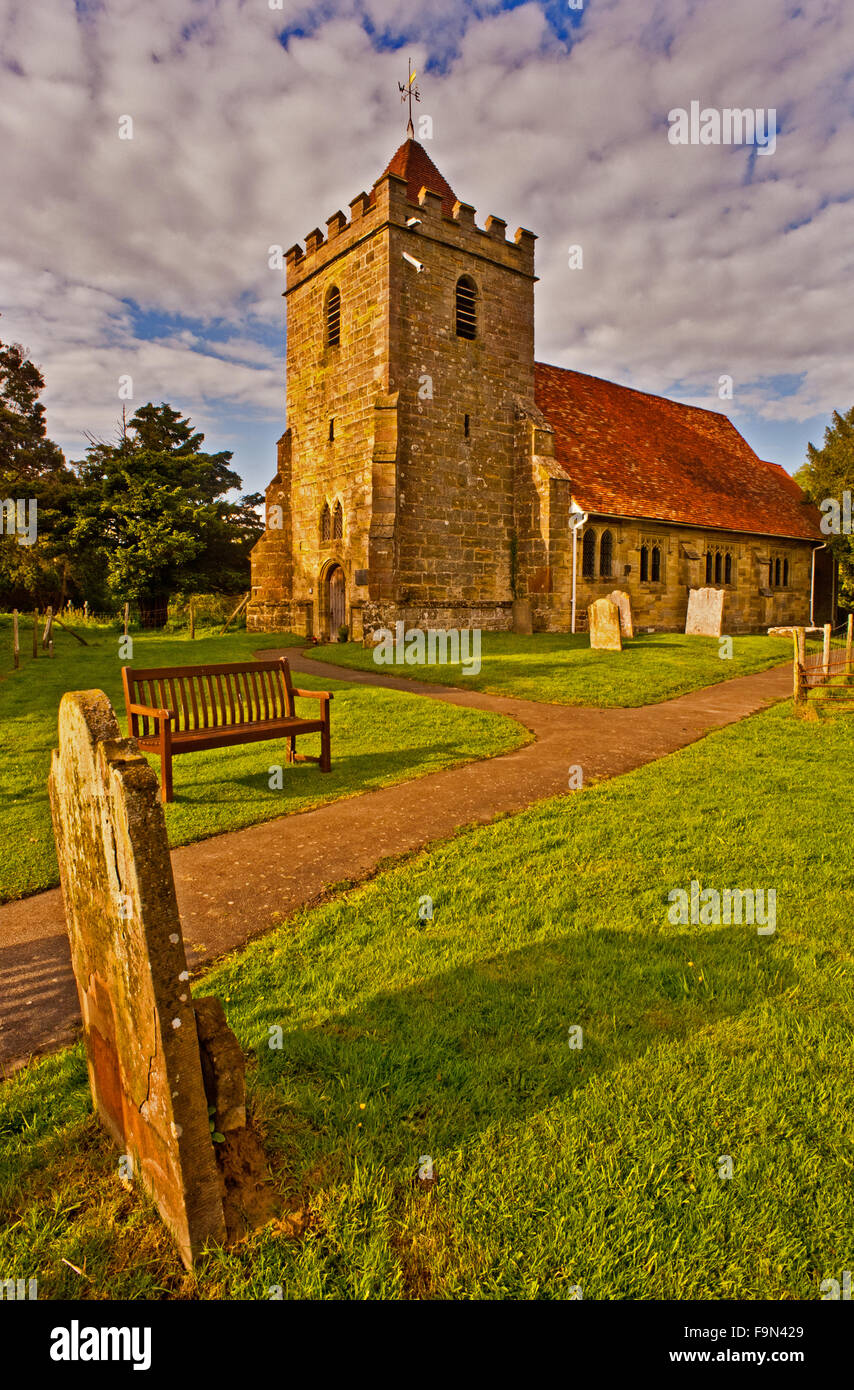 St Thomas a Becket Capel Church at Tudeley in Kent Stock Photo - Alamy