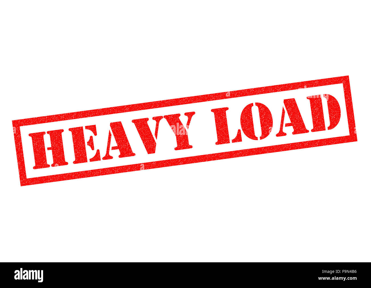Caution heavy load sign hi-res stock photography and images - Alamy