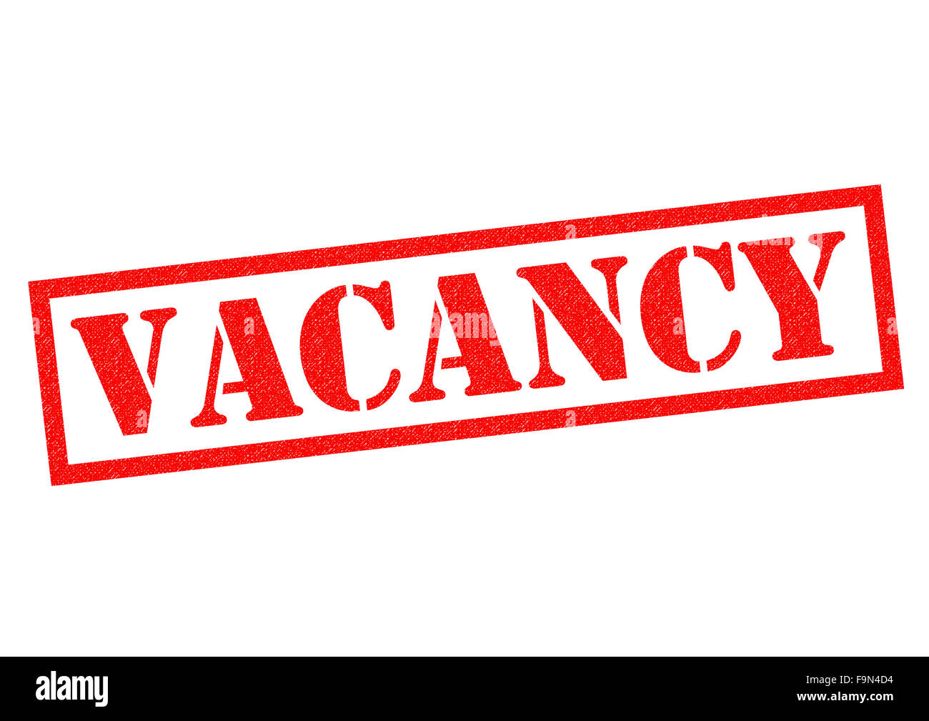 VACANCY red Rubber Stamp over a white background Stock Photo - Alamy