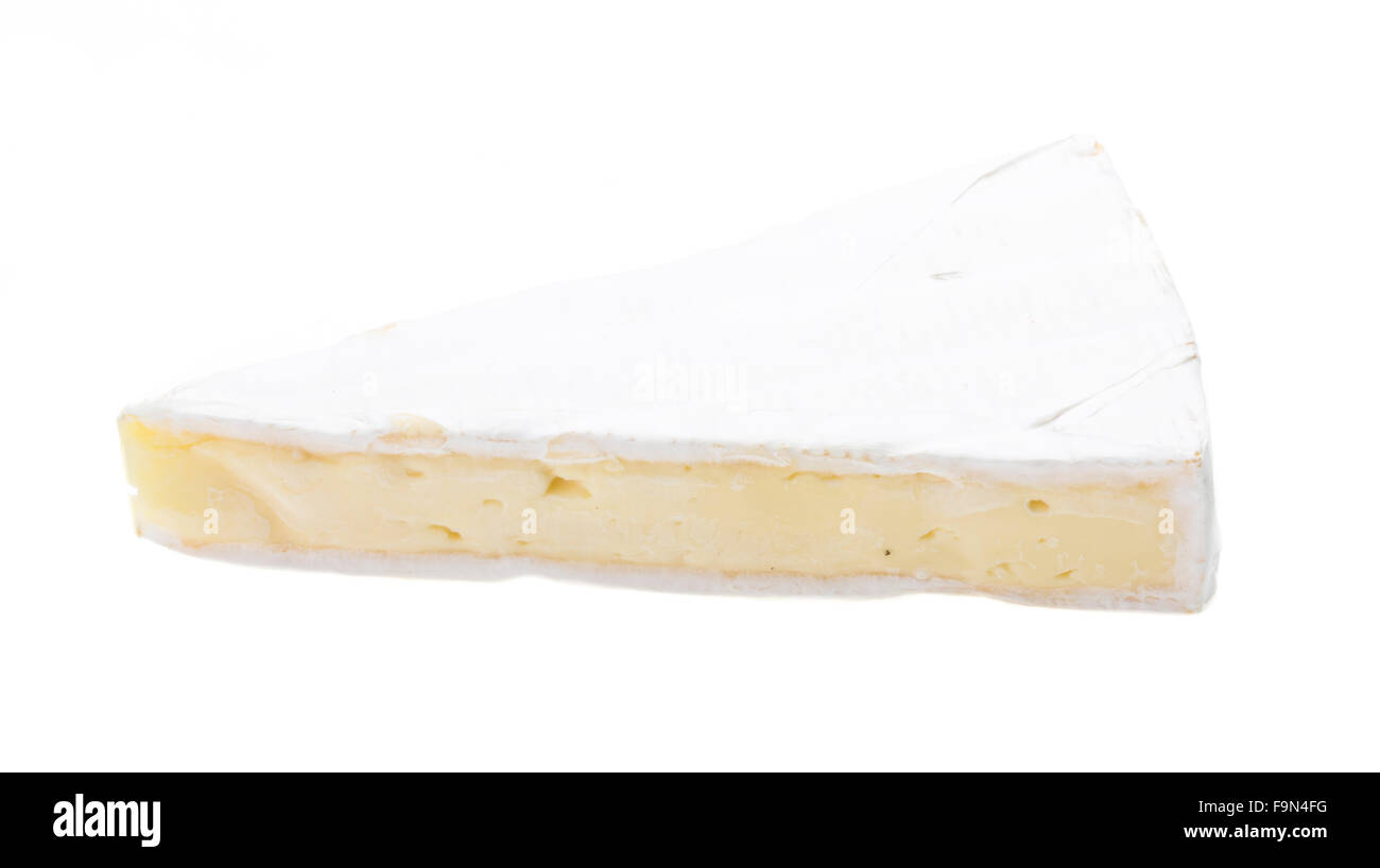 A piece of soft brie cheese Stock Photo - Alamy