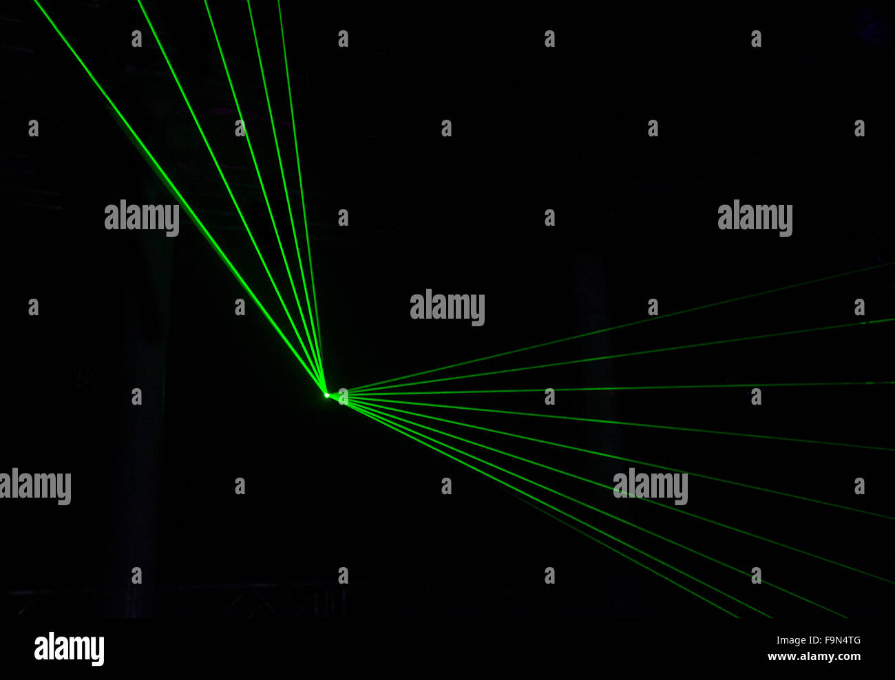 Pretty green laser hi-res stock photography and images - Alamy