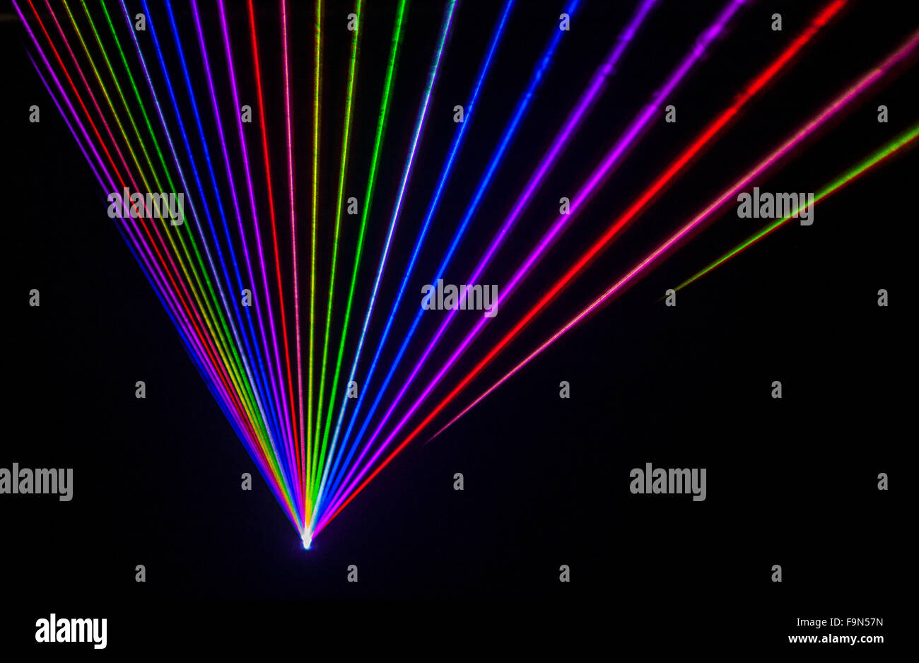 Colorful Laser Effect over a plain black background Stock Photo - Alamy