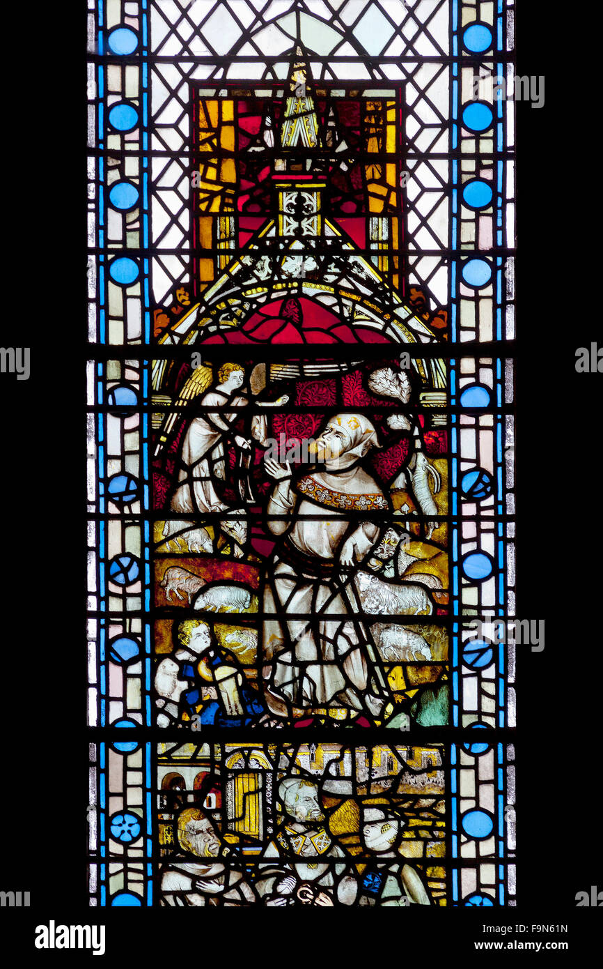 York Minster stained glass window Stock Photo - Alamy