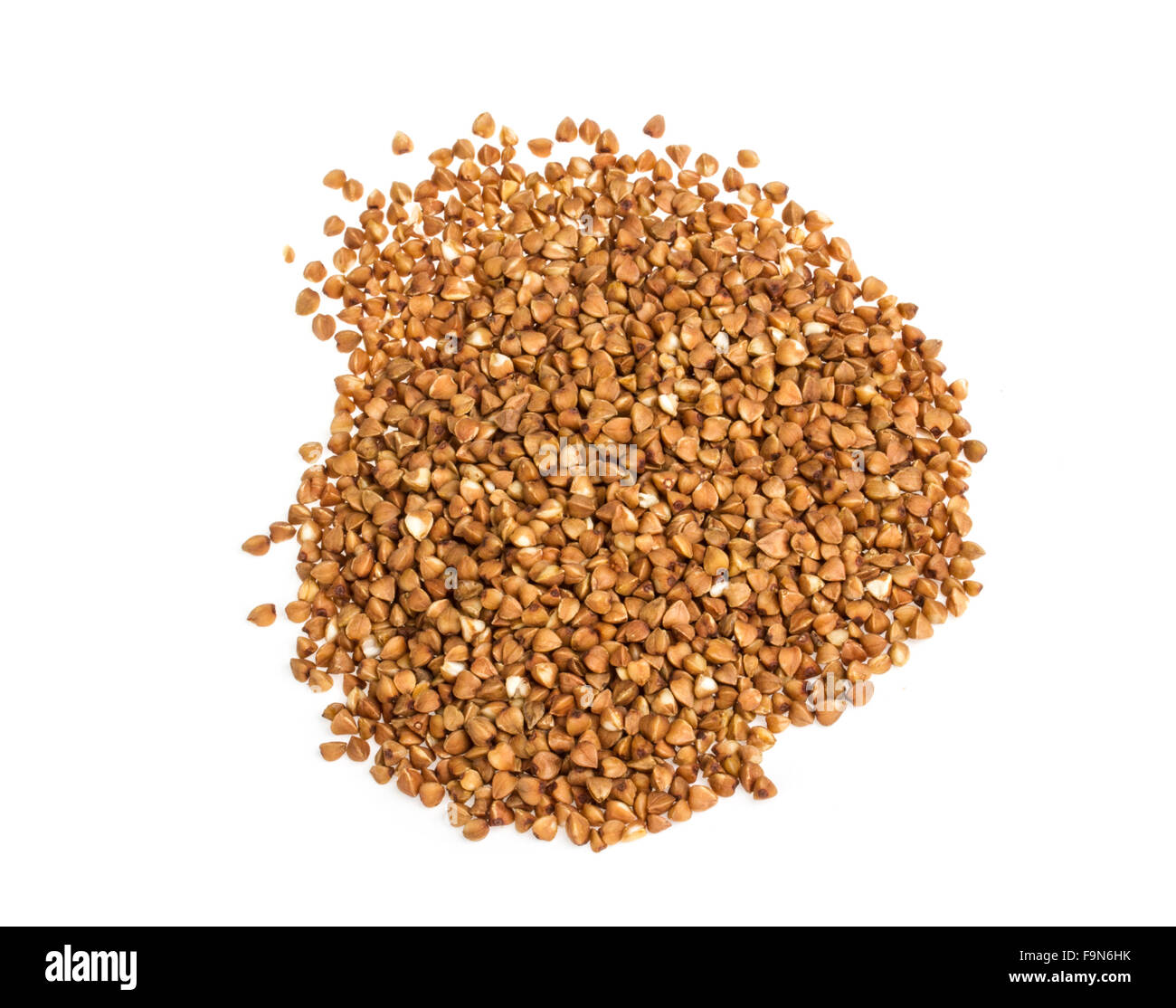 buckwheat on white background Stock Photo - Alamy