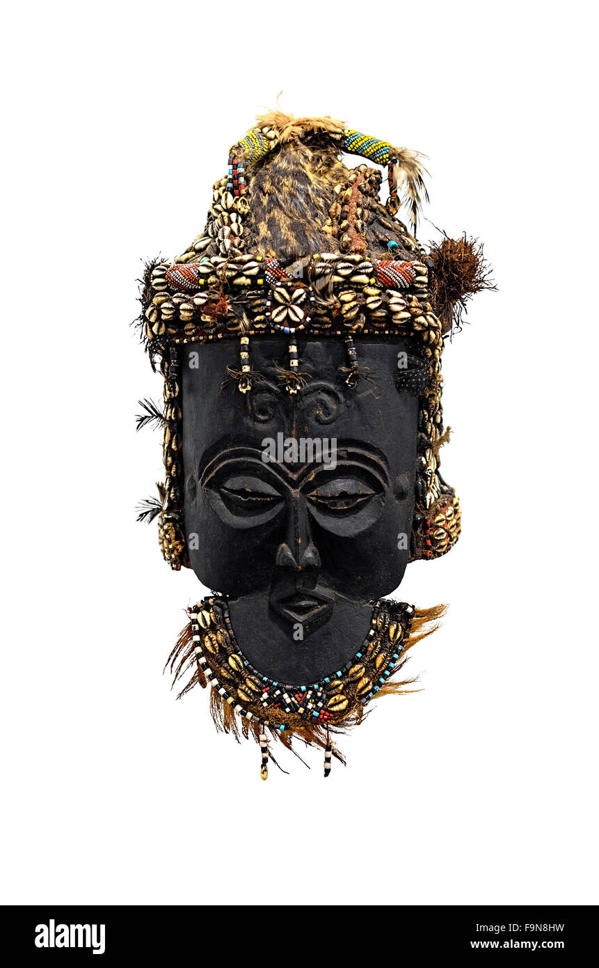 African mask isolated hi-res stock photography and images - Alamy