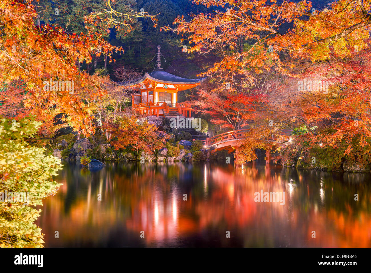 Kyoto, Japan at Daigo-ji Temple in autumn Stock Photo - Alamy