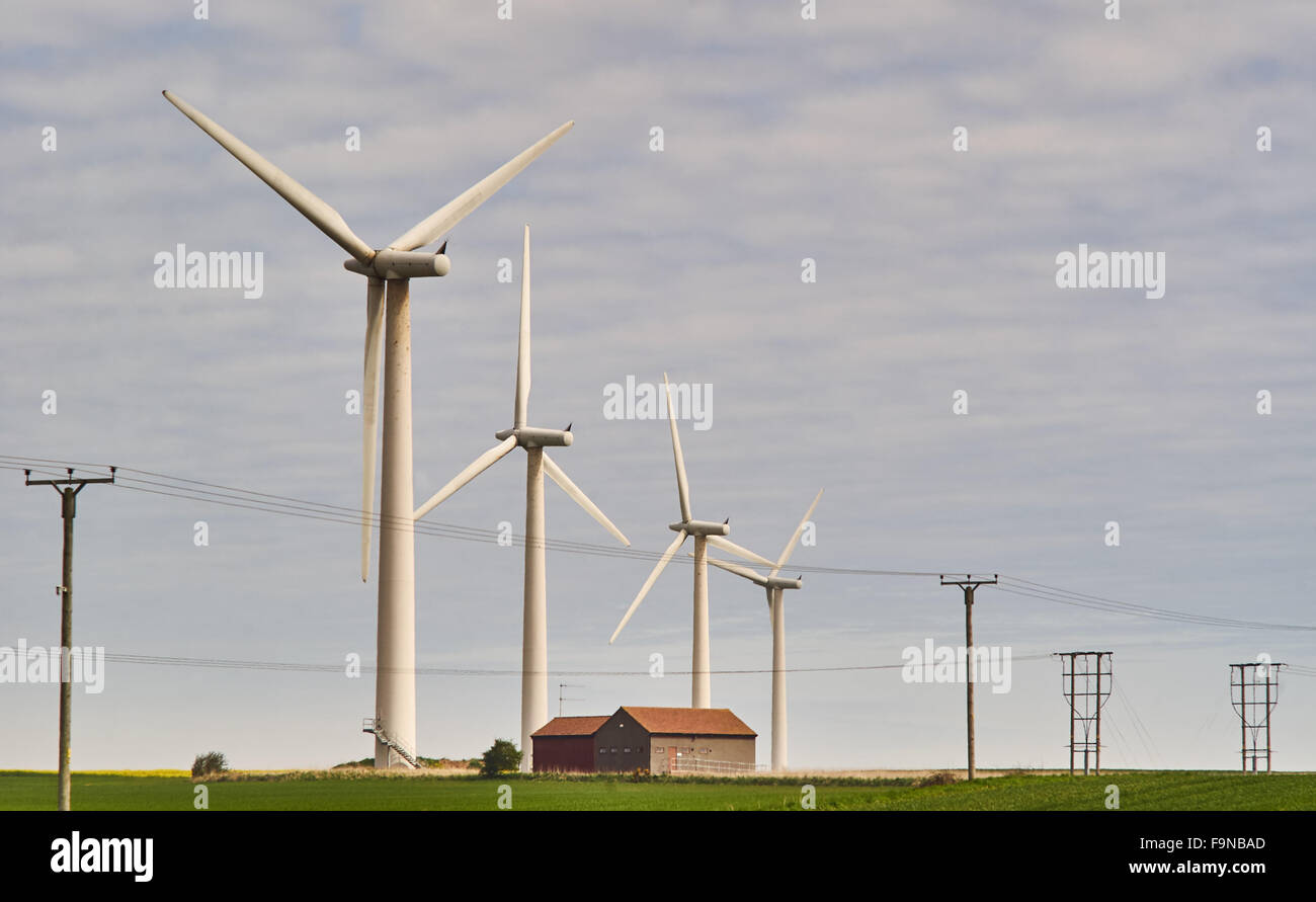 Wind farm land turbines hi-res stock photography and images - Alamy