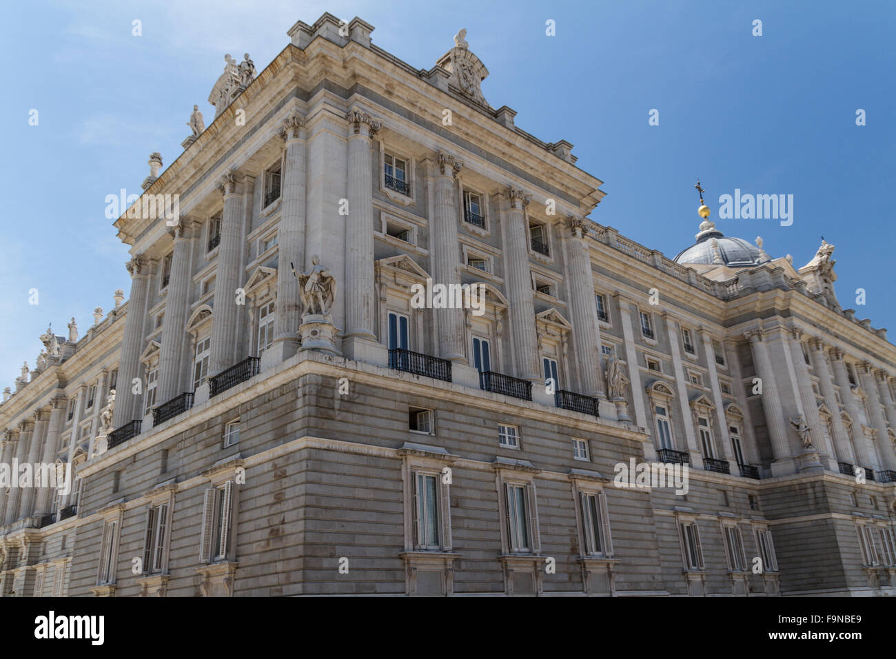 Royal Palace at Madrid Spain - architecture background Stock Photo - Alamy