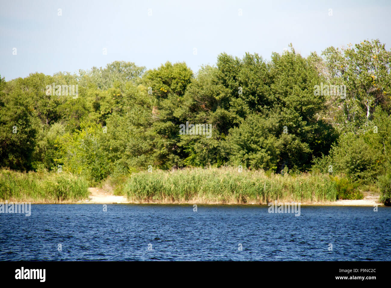 Dnipro river coast in Ukraine Stock Photo - Alamy