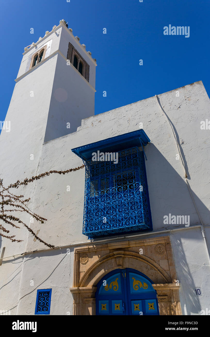 Old arabic town in Tunisia - Sidi Bu Said Stock Photo - Alamy