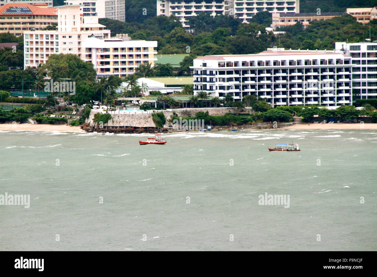PATTAYA - SEPTEMBER 10 : Pattaya-city birds view September 10, 2011 in ...