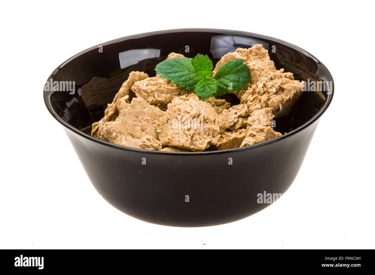 Sunflower Halva isolated studio macro shoot Stock Photo - Alamy