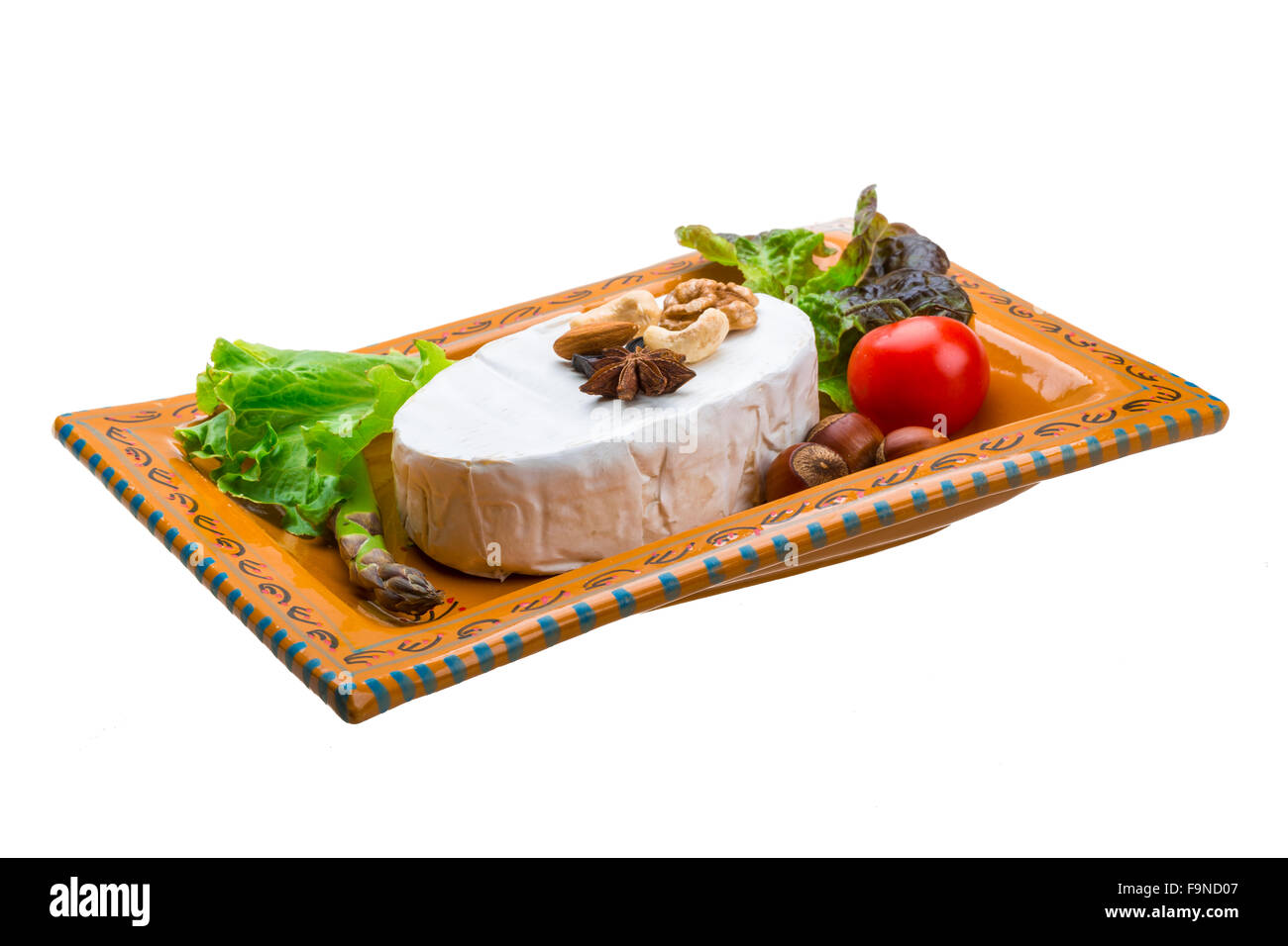 Fresh soft brie cheese Stock Photo - Alamy