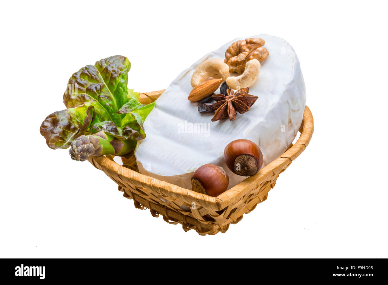 Fresh soft brie cheese Stock Photo - Alamy