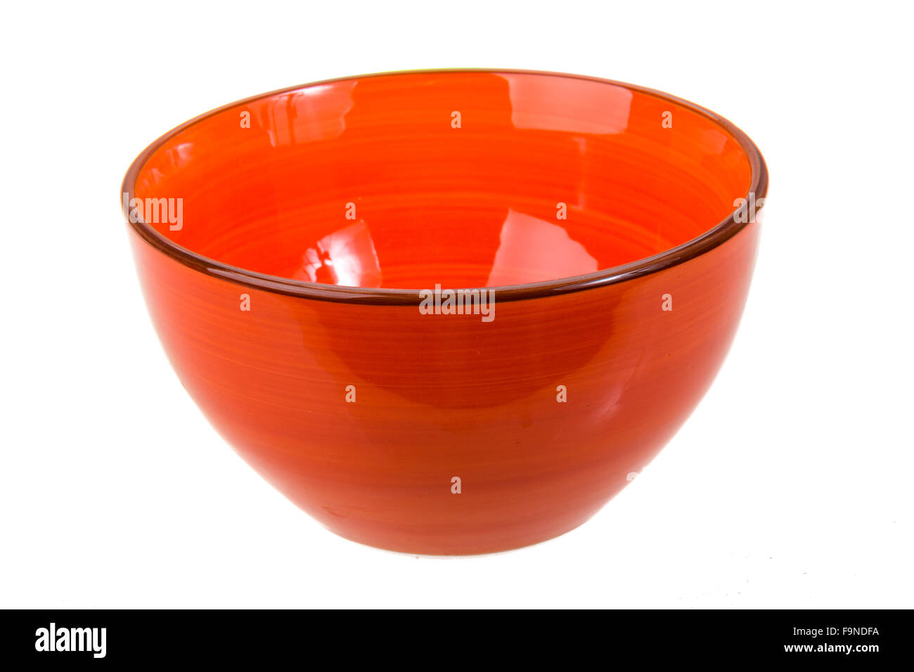 Bright ceramic bowl isolated studio macro shoot Stock Photo - Alamy