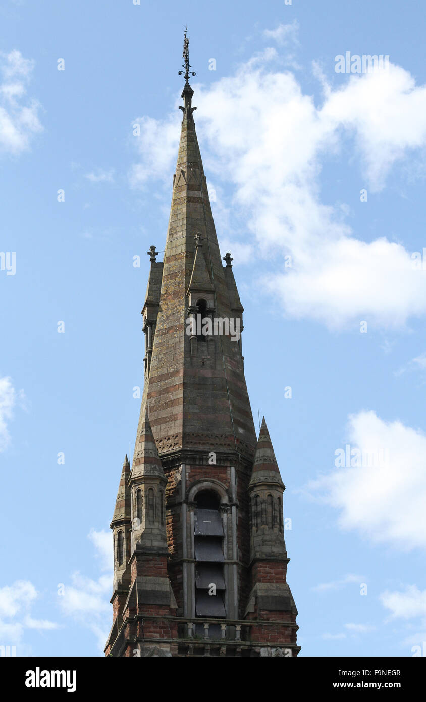 The bell-tower and spire at St Patrick's Church Donegall Street Belfast ...