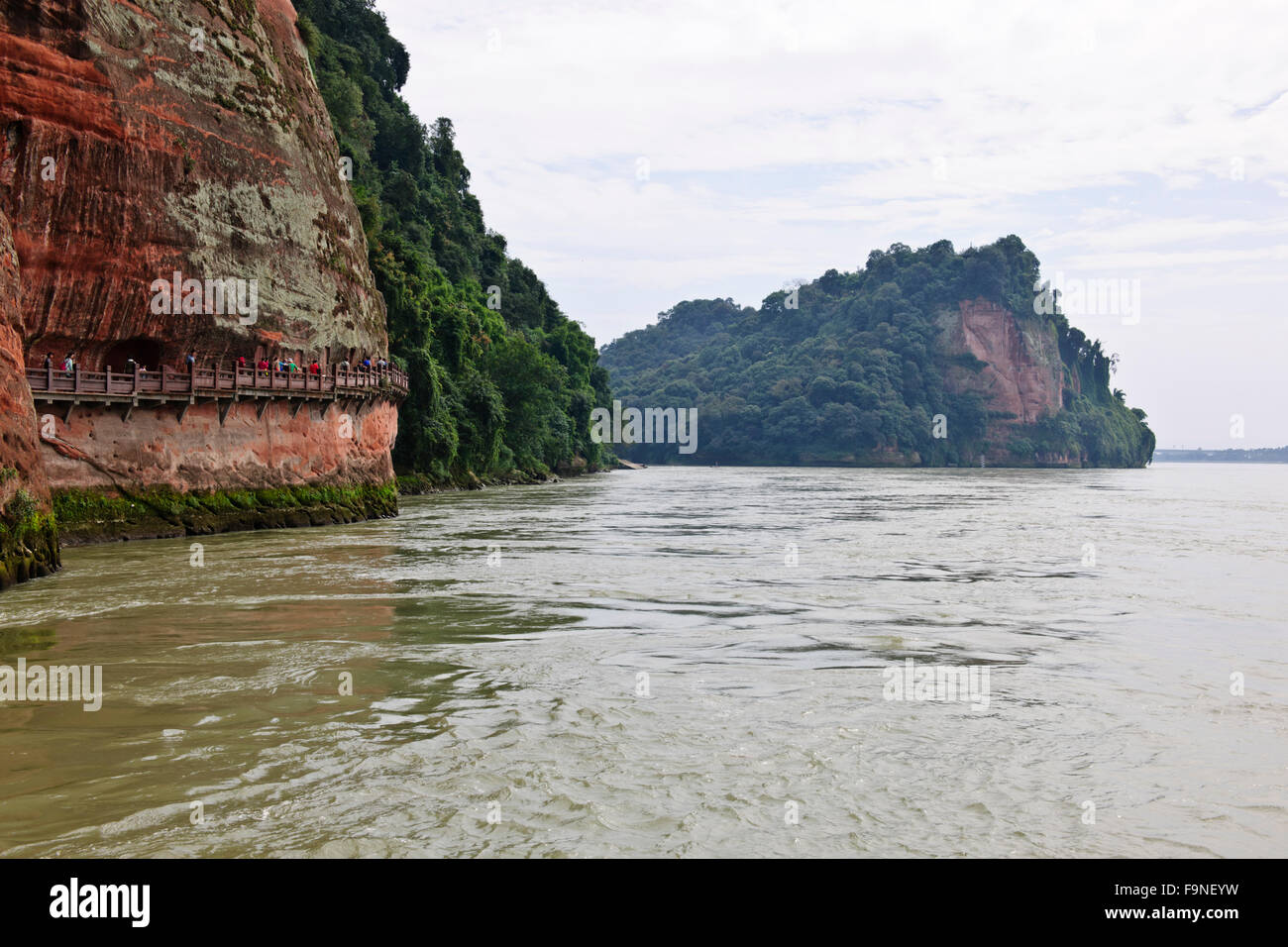 The Leshan Statue of Buddha,It is the largest stone Buddha in the world ...