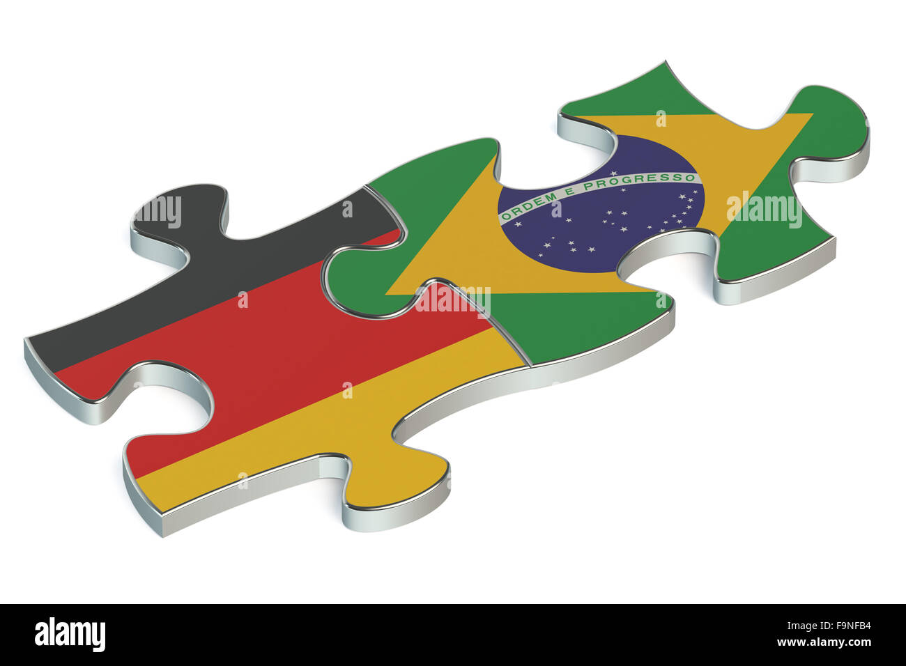 Flags brazil germany 3d hi-res stock photography and images - Alamy